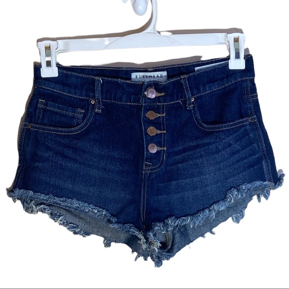 Bullhead | Shorts | Bullhead Denim Highrise Button Front Fray Short ...